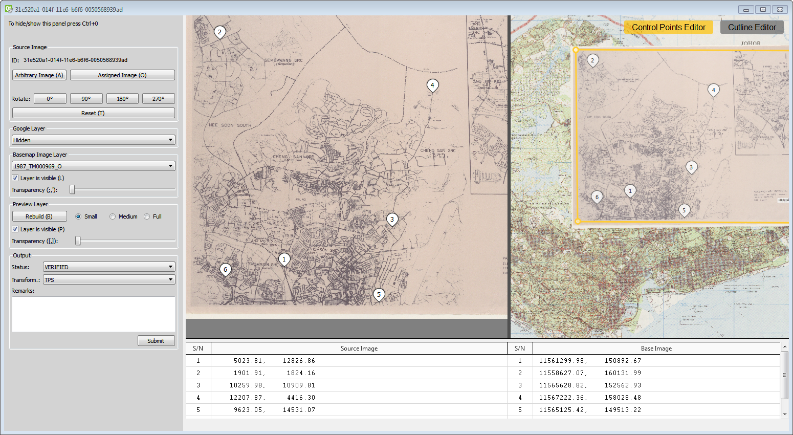 ImaGeoRef – Historical map images georeferencing