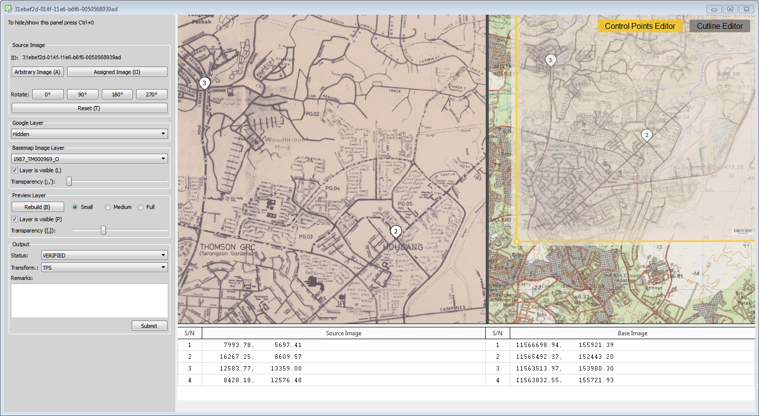 ImaGeoRef – Historical map images georeferencing